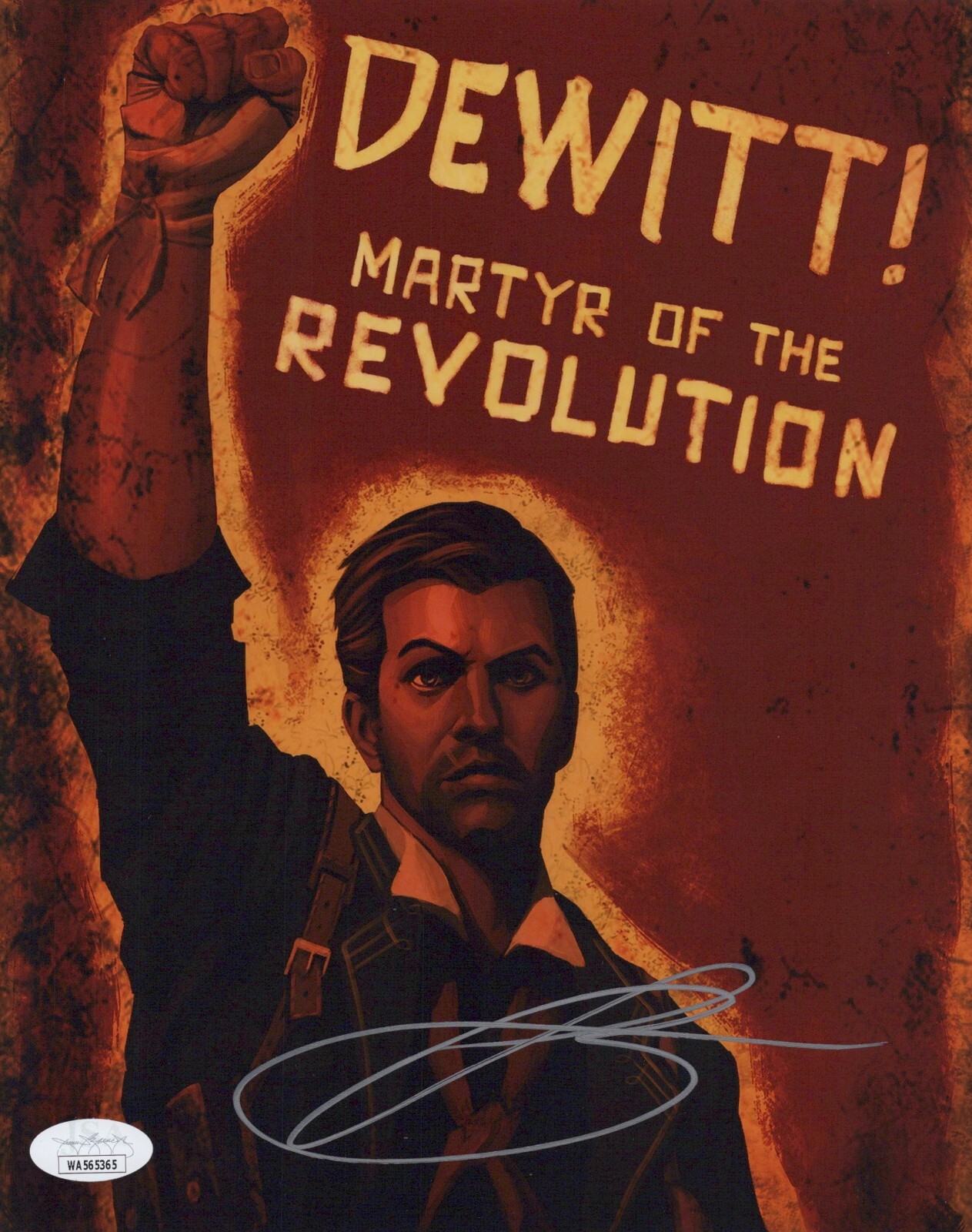 Troy Baker Signed 8x10 BioShock Infinite Booker DeWitt Autograph Photo ...