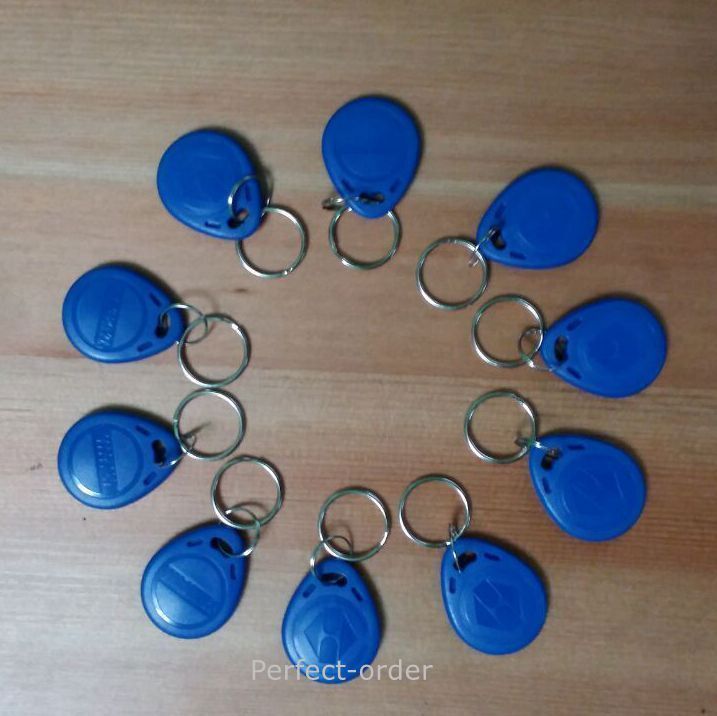 100pc 125KHz RFID Keyfobs EM4100 Proximity ID fobs for Access Control ...