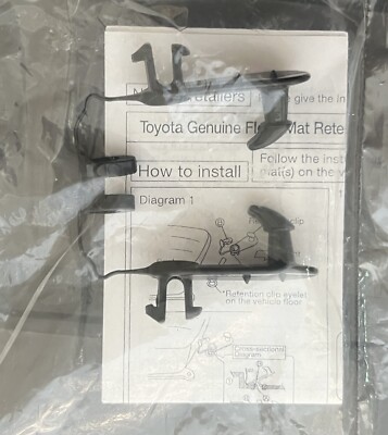 Toyota Scion Lexus Genuine Floor Mat Retainer Clip Set Hooks 0821000820 ...