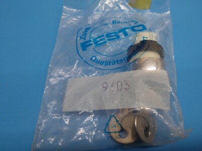 ONE NEW FESTO PUSH BUTTON ACTUATOR/SELECTOR SWITCH WITH KEYS 9303 | eBay