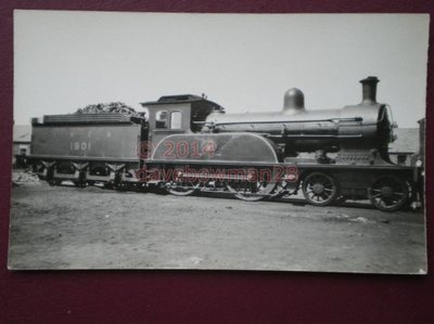 POSTCARD RP LNER D17/2 CLASS LOCO NO 1901 | eBay UK