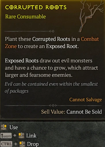 Has anyone ever used the Corrupted Roots? 🪾 - PC General Discussion ...