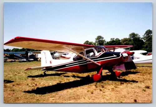 LUSCOMBE 11A high wing single engine land color snapshot 4x6 airplane ...