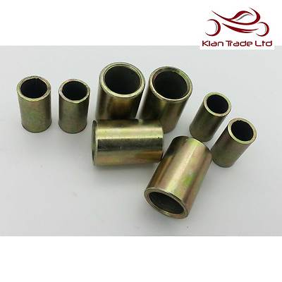 M8 / M12 Metal Spacer Bush Distance Insert Sleeve Steel Collar Zinc ...