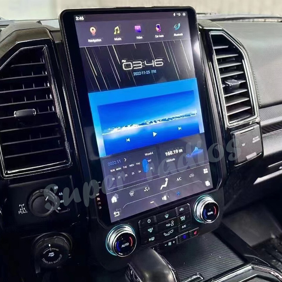 Android 13 Vertical 2K Screen Radio for Ford F150 F250 F350 F450 F550 ...