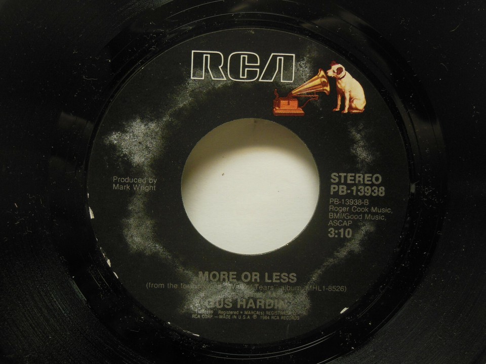 GUS HARDIN: ALL TANGLED UP IN LOVE / MORE OR LESS, 45 RPM. EX (B) | eBay