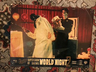 World By Night #2 1961 Warner Brothers 11x14" lobby Italian film ...