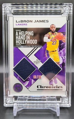 LeBRON JAMES Dual Patch #83/99 - 2023 Jersey Fusion All Sports Edition ...