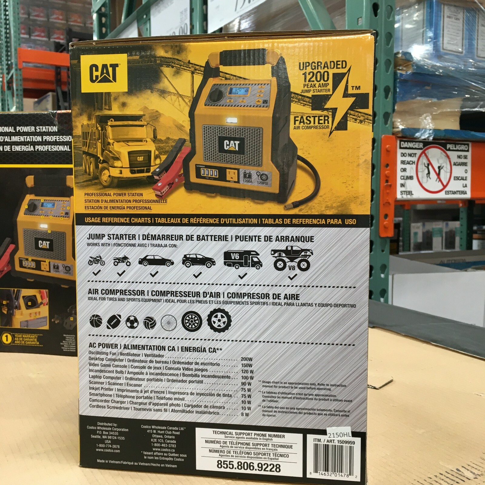 CAT 3-in-1 1000Amp Power Station With Jump Starter And, 45% OFF