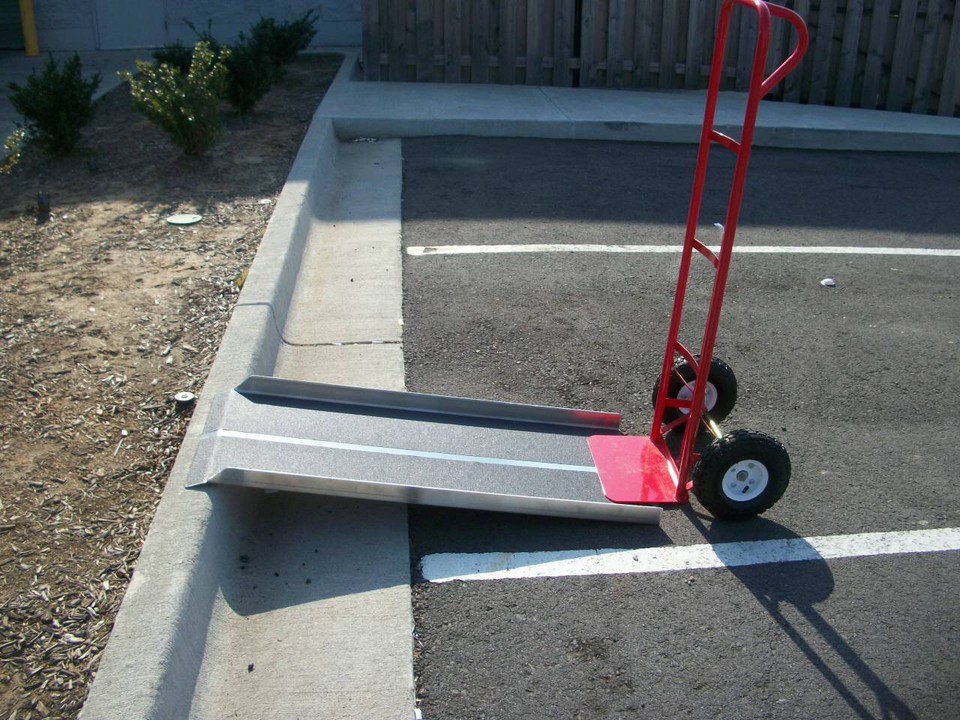 CodyCo Aluminum Loading Hand Truck Dollie Dolly Walk Ramp Portable 20 ...