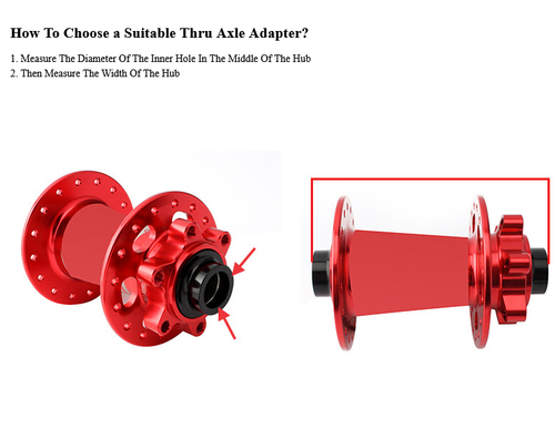 Bike Wheel Hub Adapter For Quick Release 15mm to 9mm Bike Wheel Axle ...