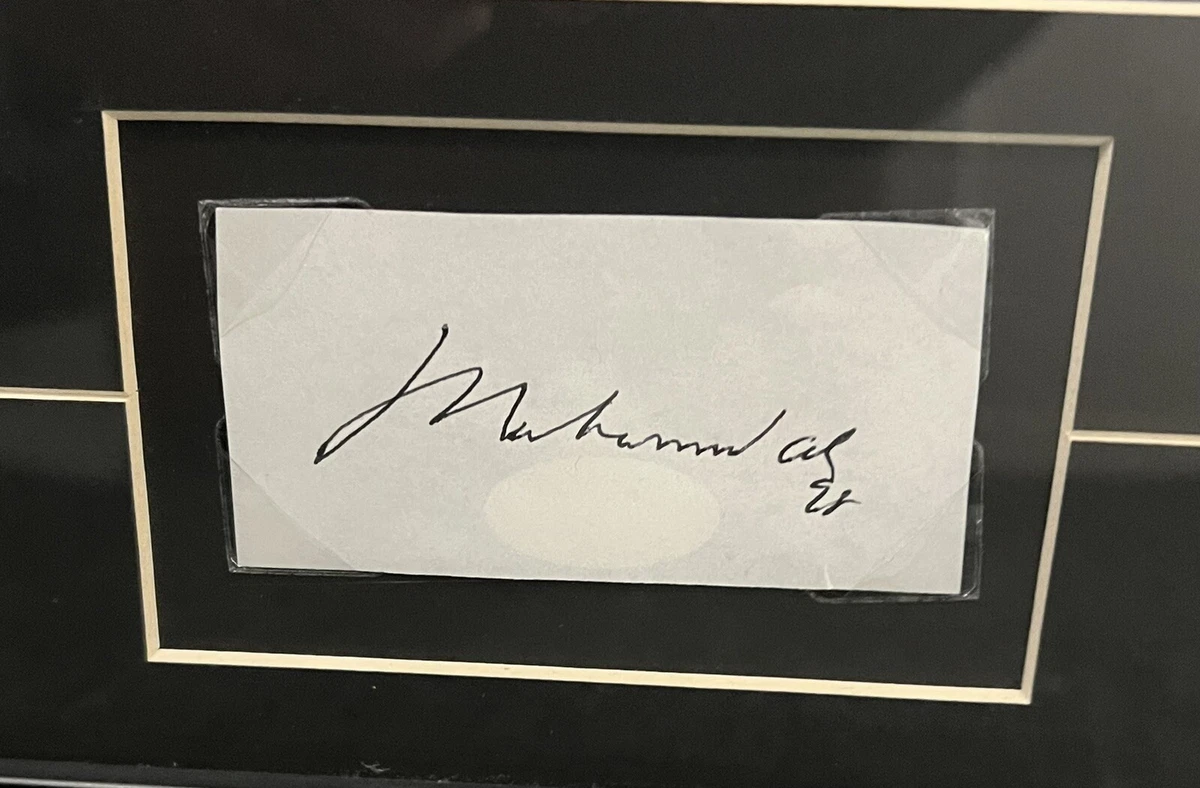 Muhammad Ali Signature