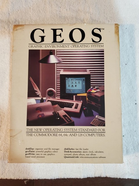 GEOS Graphic for Commodore 64 64C and 128 Computer - Estate AS IS for ...