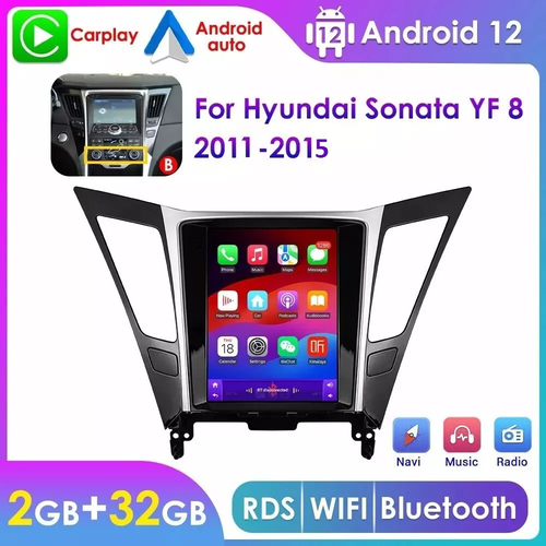 9.7 Inch For Hyundai Sonata YF8 2011-15 Android 12 Car Stereo Radio GPS ...