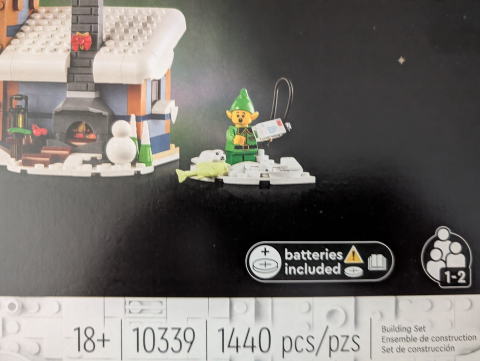 LEGO 10339 Santa's Post Office 2024 Christmas Gift 4 Elves 1440 Pieces ...