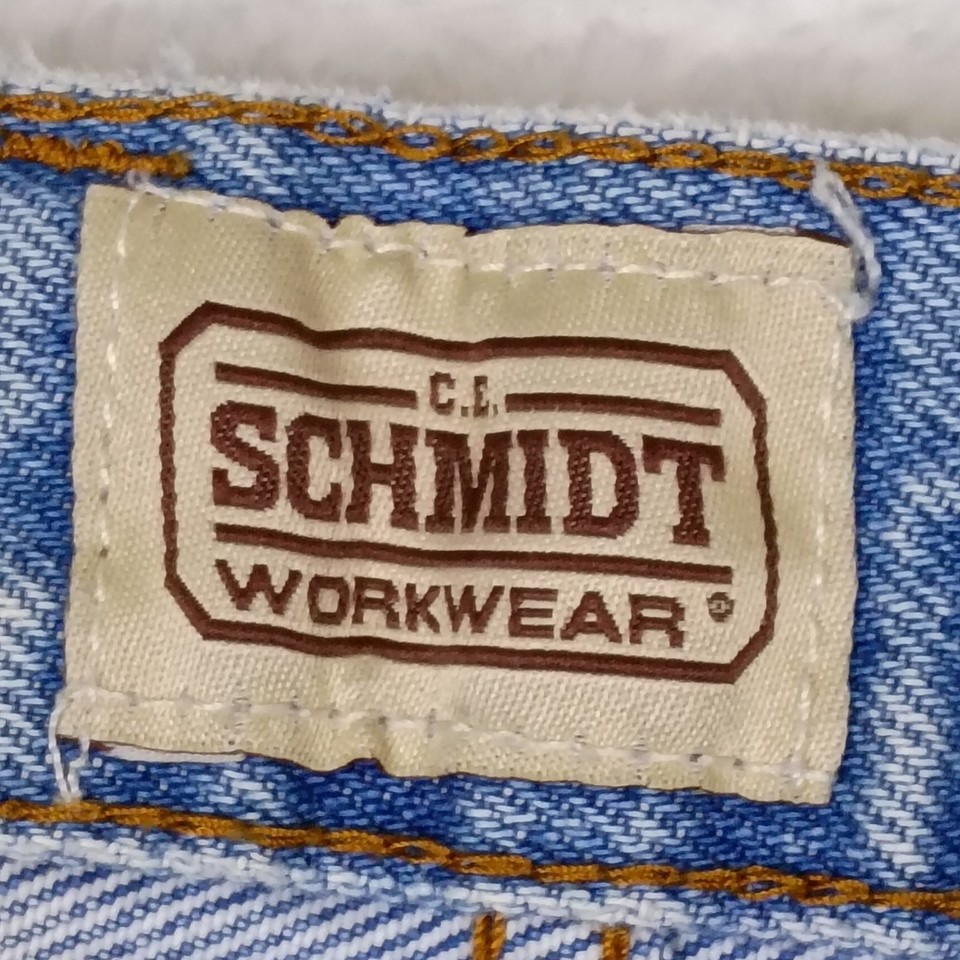 C.E. Schmidt Workwear Jeans Men 36x32 Blue Denim Carpenter Straight ...
