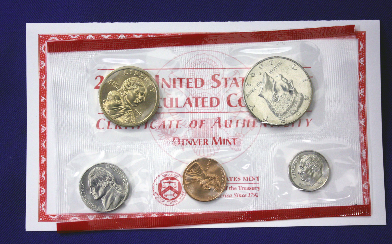 2002 MINT SET AS ISSUED BY U.S. MINT UNCIRCULATED Genuine U.S. | eBay
