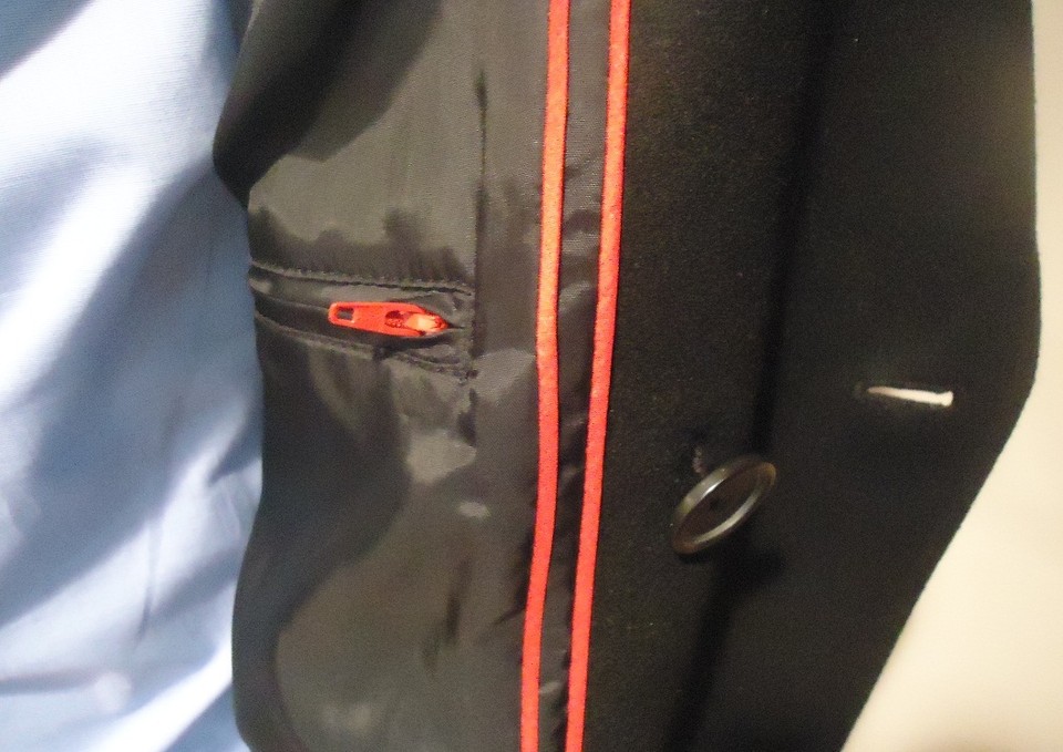 NWT HUGO (Red Label) by Hugo Boss Slim Fit Wool Blend Peacoat Coat ...