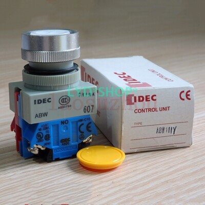 Brand New IDEC ABW111Y Button Switch 1NO-1NC Reset ABW111-Y | eBay