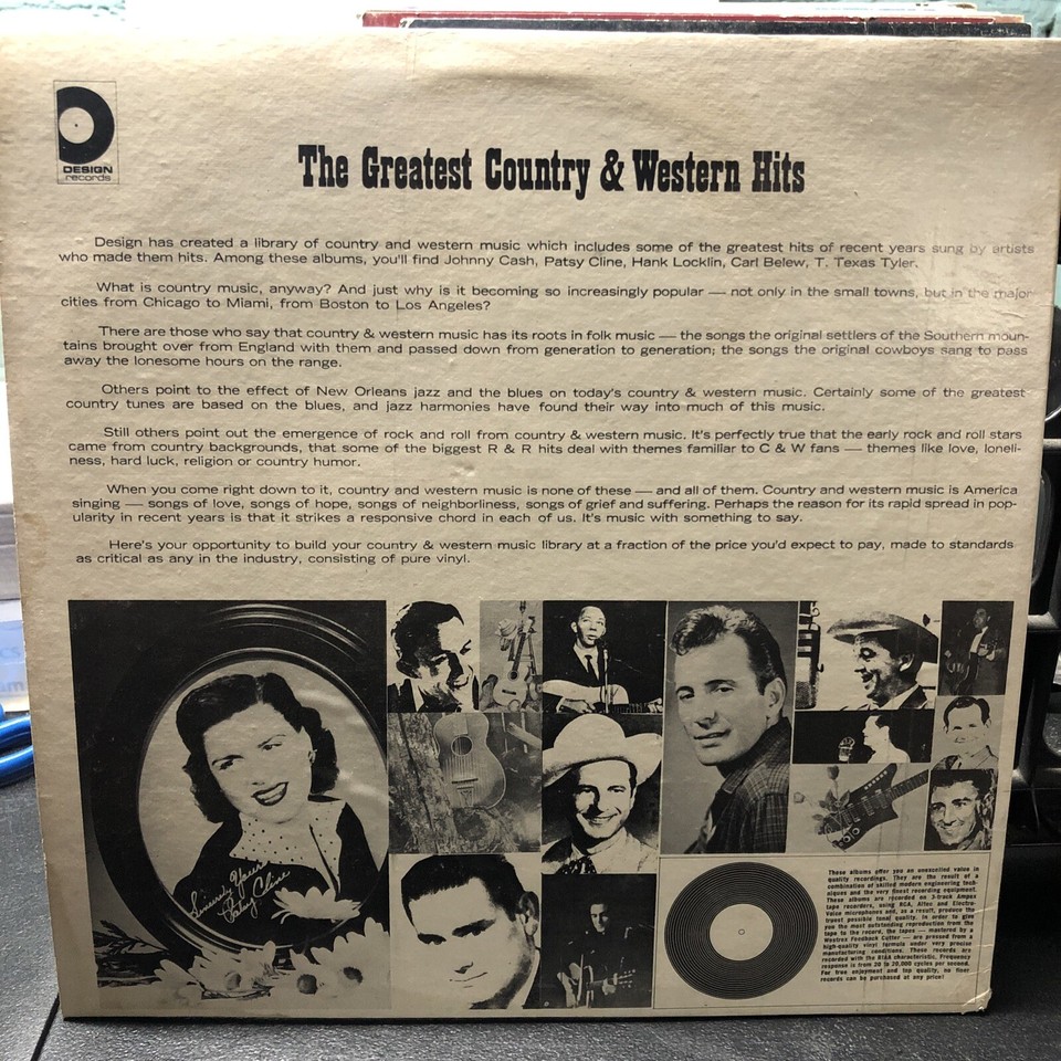 Country Chartbusters Design Records LP | eBay