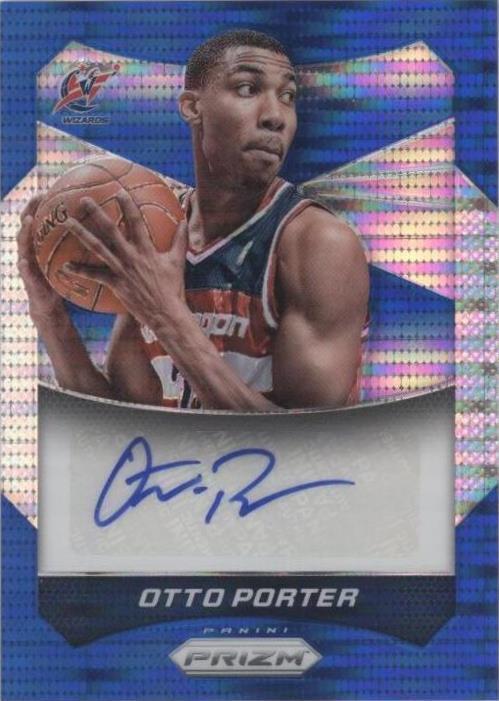 2014-15 Panini Prizm - Autographs Otto Porter #29 Blue Pulsar Prizm ...