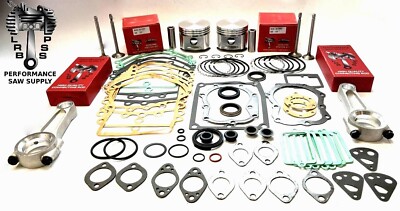 .040 ENGINE REBUILD KIT & RODS FIT OPPOSED TWIN CYLINDER BRIGGS ...