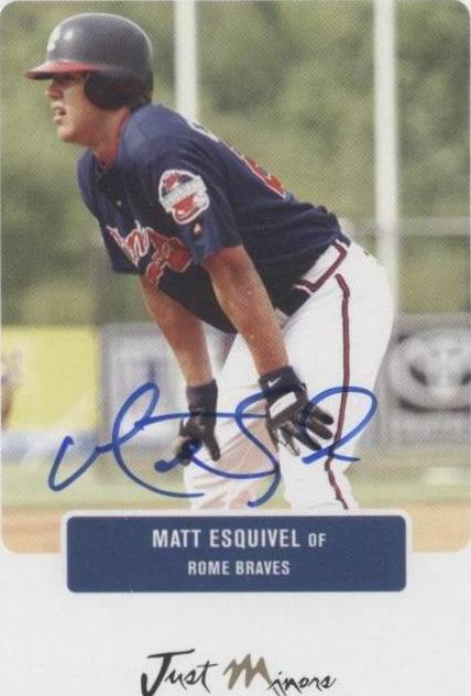 2004 Just Minors Just Prospects - Matt Esquivel #27 Autographed (AU, RC ...