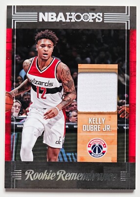 Kelly Oubre Jr. Rookie Remembrance Jersey Patch NBA Hoops 2017-18 Card ...