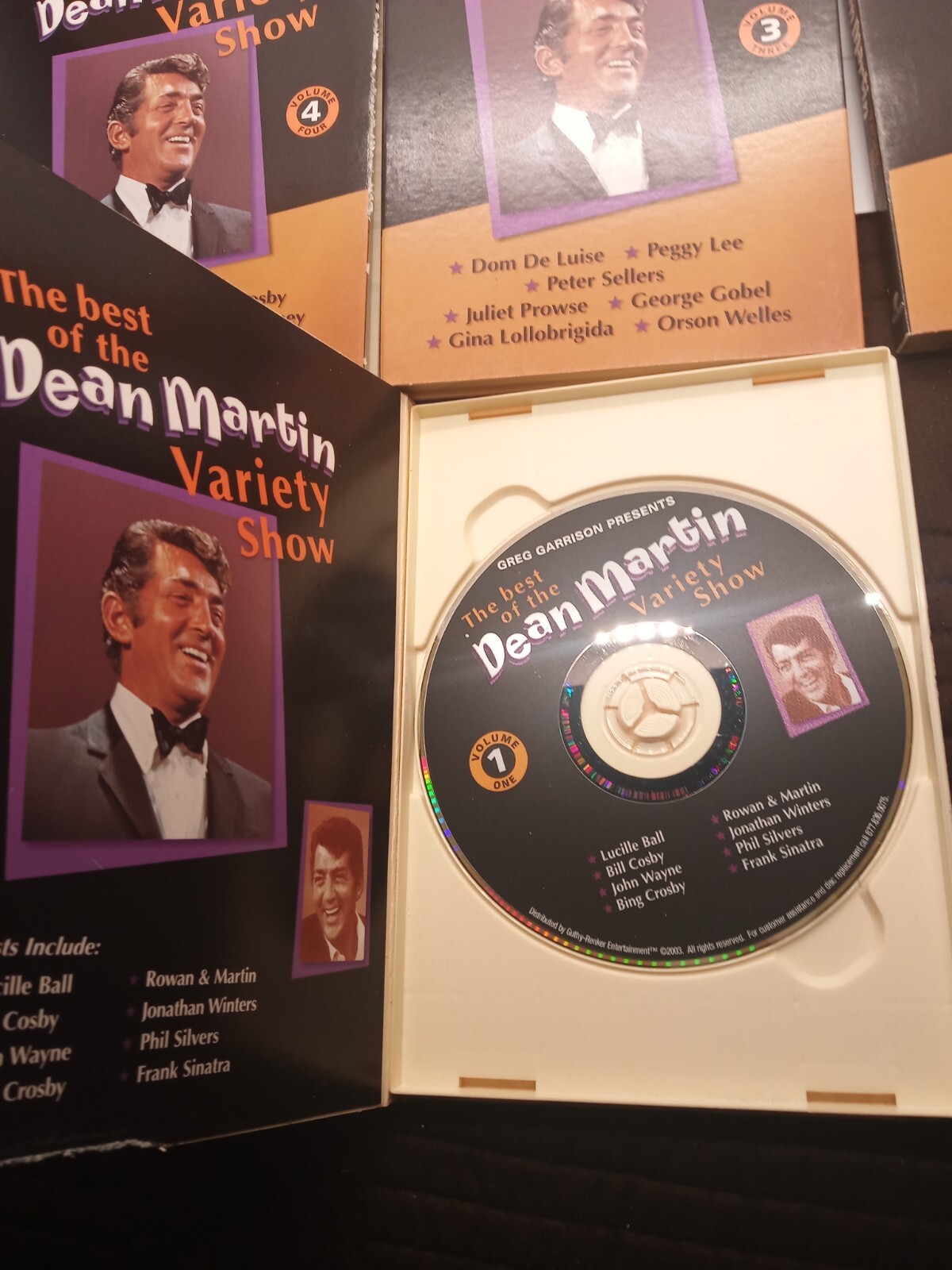 7 DVD Set The Best Of Dean Martin Variety Show Vol 1 - 6 + Special ...