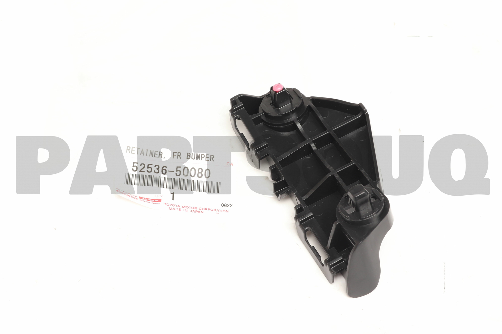 5253650080 Genuine Toyota RETAINER, FRONT BUMPER SIDE, LH 52536-50080 ...