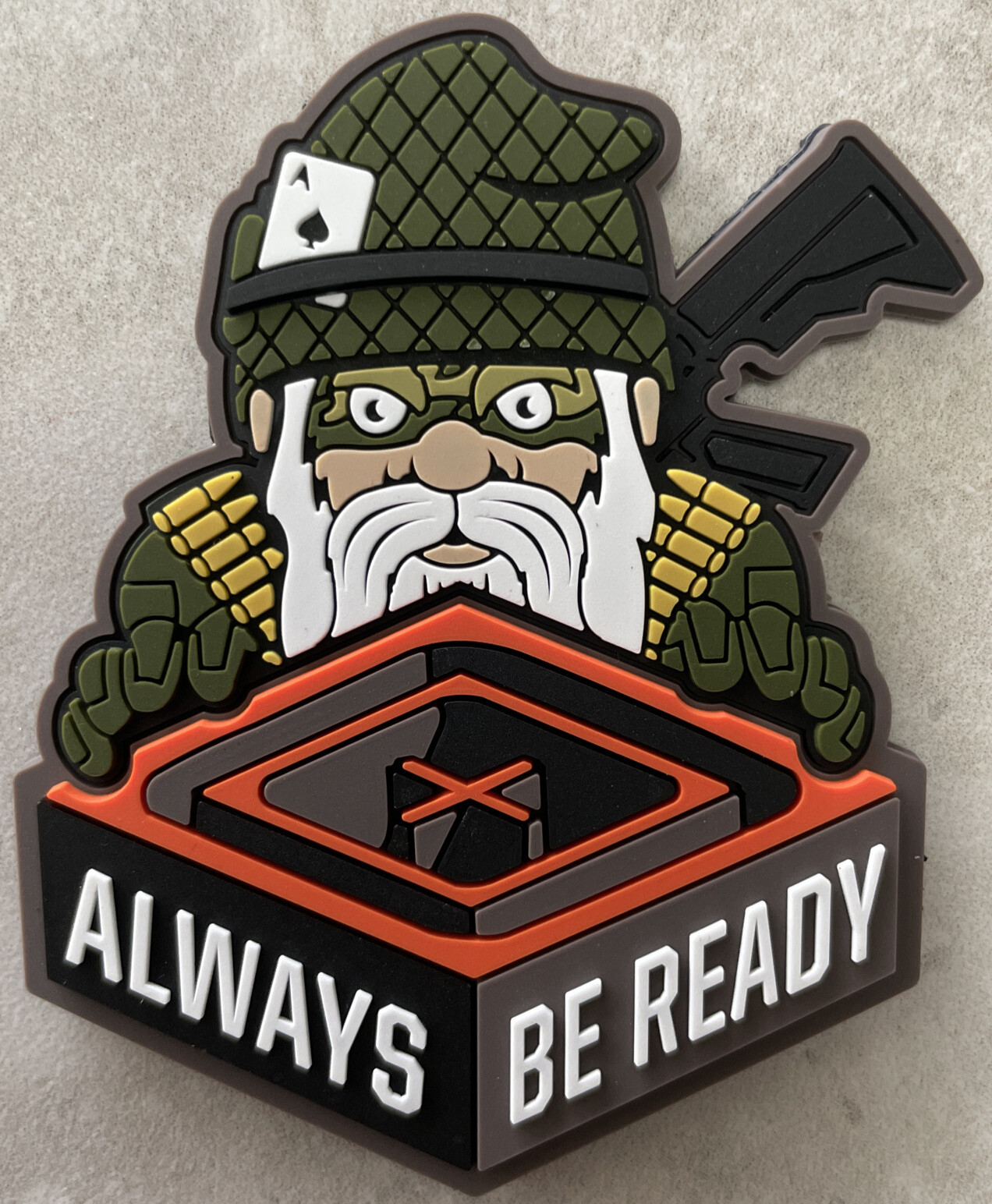 *BRAND NEW* 5.11 TACTICAL ABR BOX GNOME PATCH “ALWAYS BE READY” HOOK BACKING | eBay