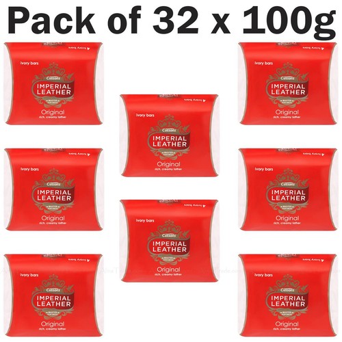 Cussons Imperial Leather Original Soap Rich Creamy Lather Ivory Bars 32 ...