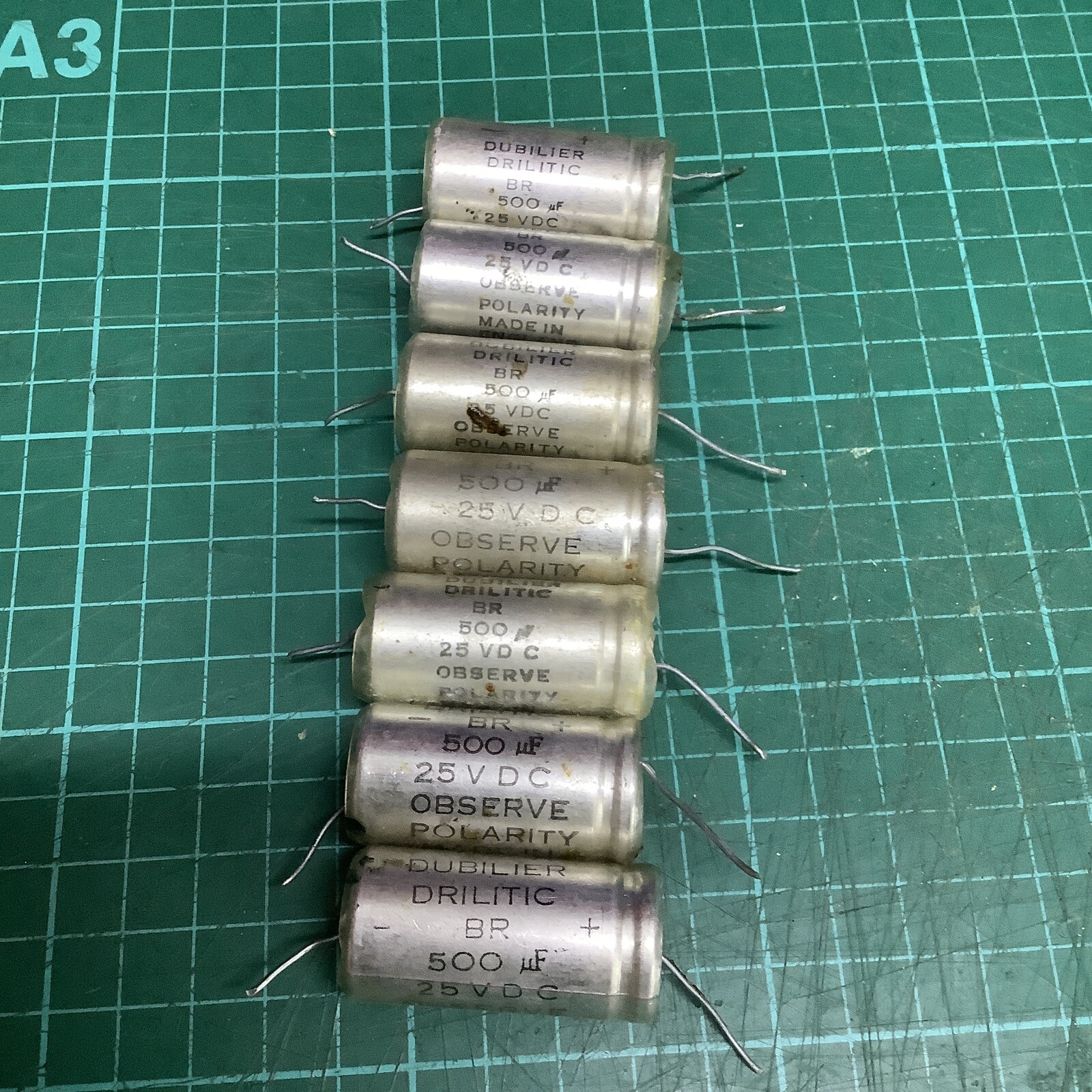 Vintage Dubilier Capacitor 500uF 25V - 1 Piece | eBay