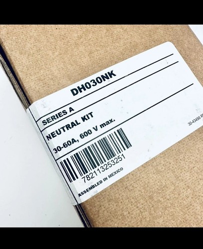 EATON DH030NK 30-60A 600V HEAVY DUTY SWITCH NEUTRAL KIT | eBay
