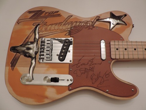 FENDER TELECASTER ZZ TOP FANDANGO HAND ENGRAVED CUSTOM TELE GUITAR PRE ...