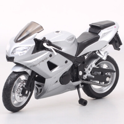 1:18 Scale Welly 2004 Triumph Daytona 600 Motorcycle Model Bike Toys ...