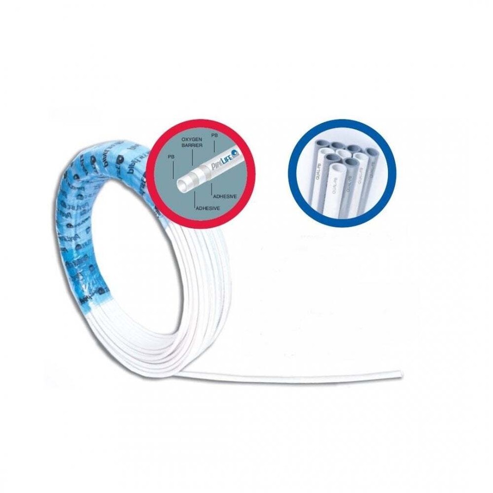 Pipelife EasyLay Plastic Pushfit PB Barrier Plumbing Pipe Coils 10mm ...