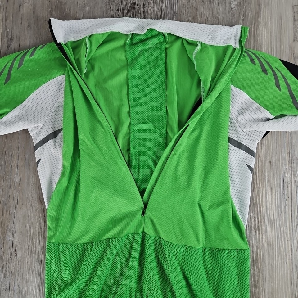 Gore Bike Wear Jacket Mens Large Lime Windstopper Soft Shell Zip ...