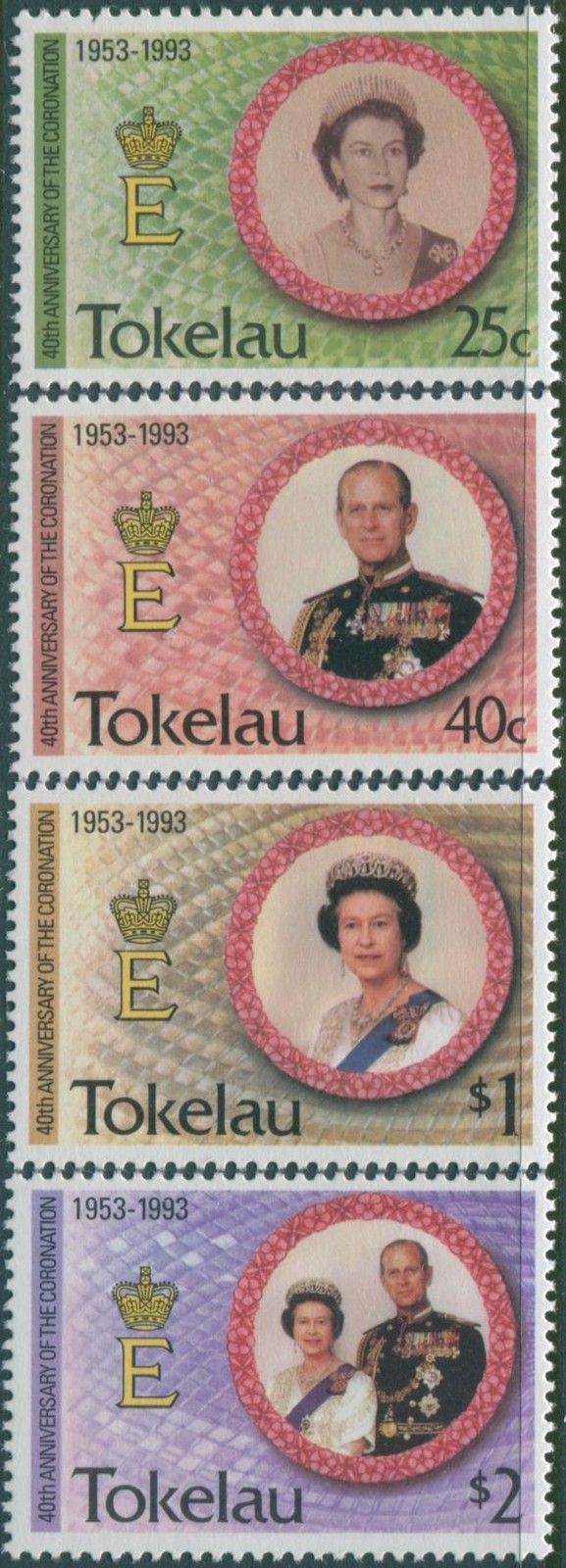 Tokelau 1993 SG197-200 Coronation set MLH | eBay UK