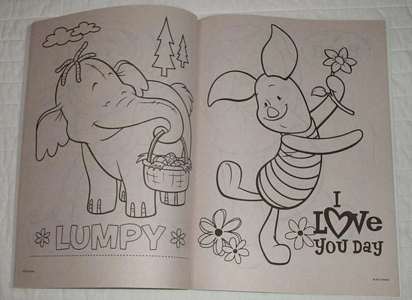 Winnie The Pooh Lumpy Coloring Pages