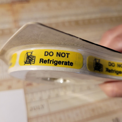 VTG Patient Advisory/Pharmacy Labels Individual Rolls "Do Not ...