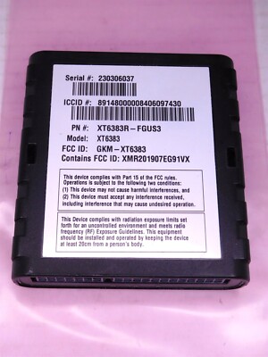 XT6372R-FGUS3 XT6372R Vehicle-GPS Cellular Tracking Device, Black ...