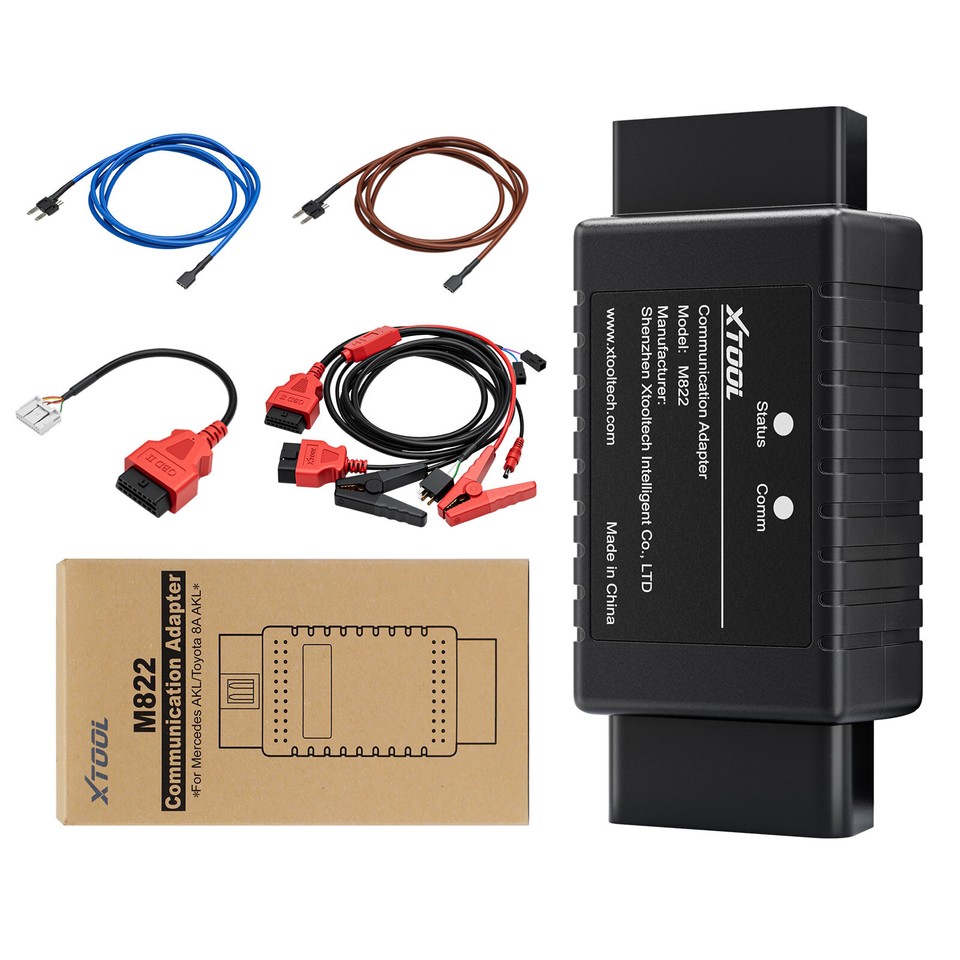 XTOOL M822 Program Adapter for Toyota 8A Chip A_K_L X100MAX D9S PRO ...