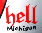 Hell Michigan Coffee Mug Red Devil Wearing Sunglasses Demon Ceramic Cup ...