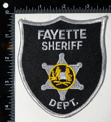 VINTAGE OBSOLETE West Virginia WV Fayette Sheriff Patch | eBay