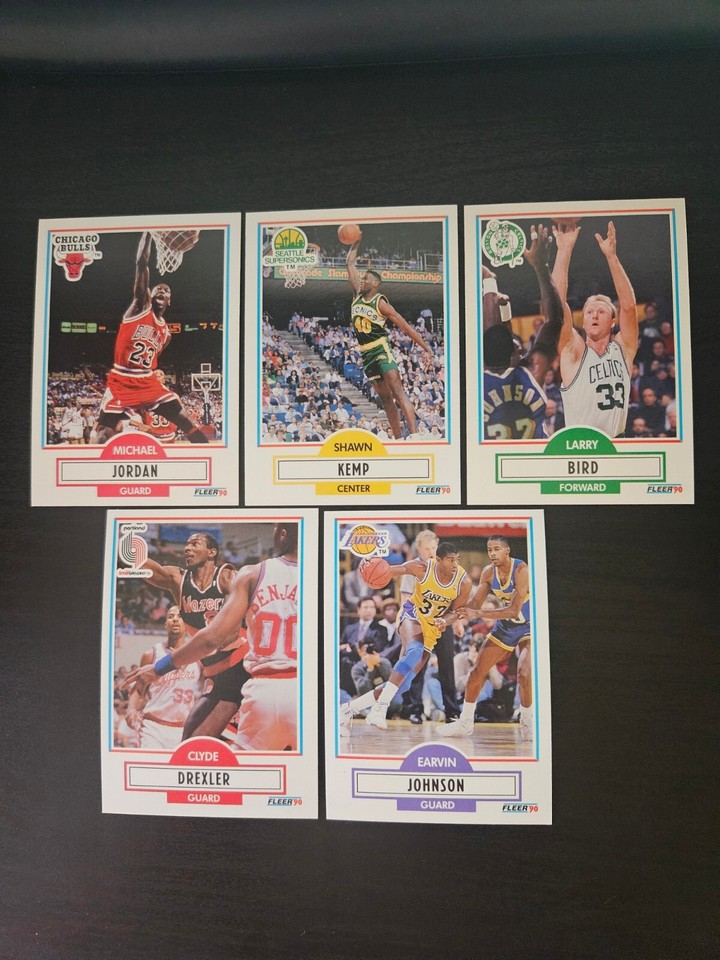 1990-91 FLEER BASKETBALL HAND COLLATED NM SET W/ UNOPENED UPDATE SET | eBay