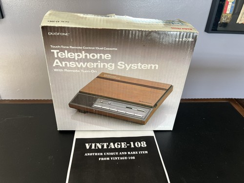 NOS Brand New! Radio Shack Duofone Telephone Answering System Machine ...