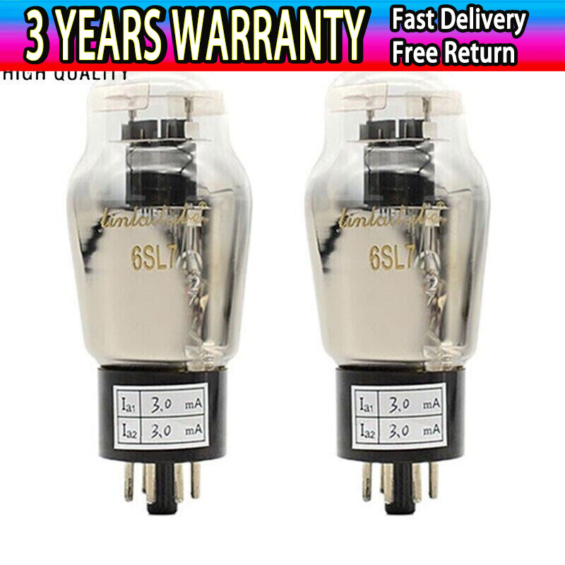 2PCS LINLAITUBE 6SL7 Tube Vacuum Tubes Electronic Tubes for Shuguang ...