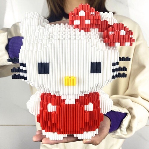 1560 Pcs Hello Kitty Magic Blocks,Mini Building Blocks Intellectual ...