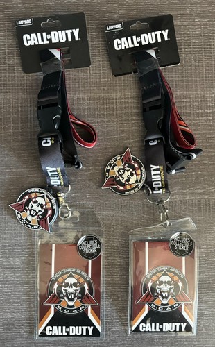 Lot of 2 Bioworld - Call of Duty S.C.A.R. Lanyards w/Collectible ...